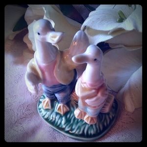 Vintage | Accents | Vintage Mom Child Goose Figurine | Poshmark